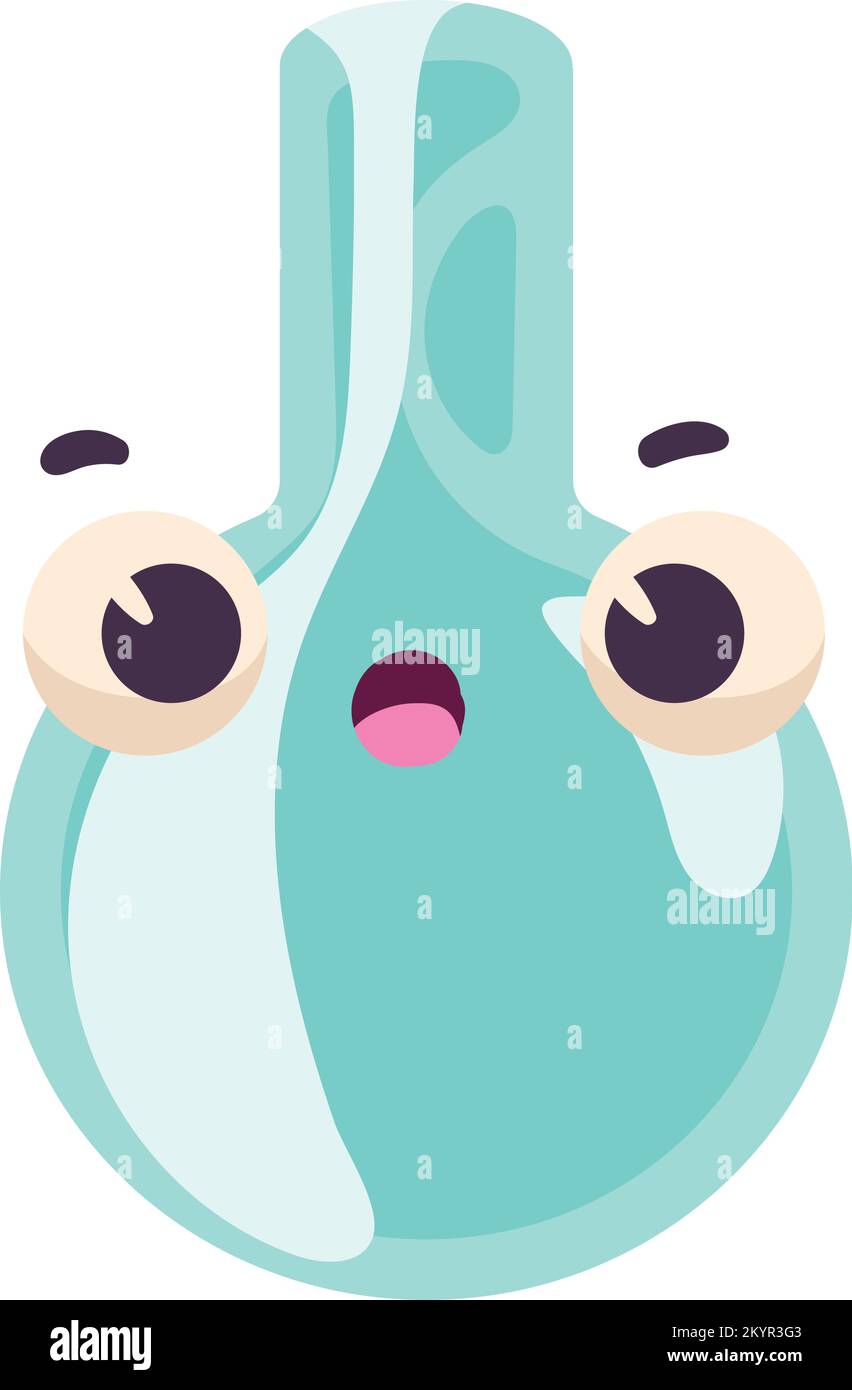laboratory tube test kawaii Stock Vector Image & Art - Alamy