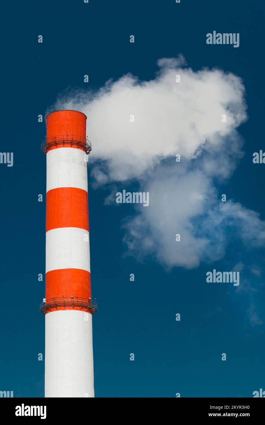 Pollution of the environment, ecology and air. Withdrawal of combustion ...
