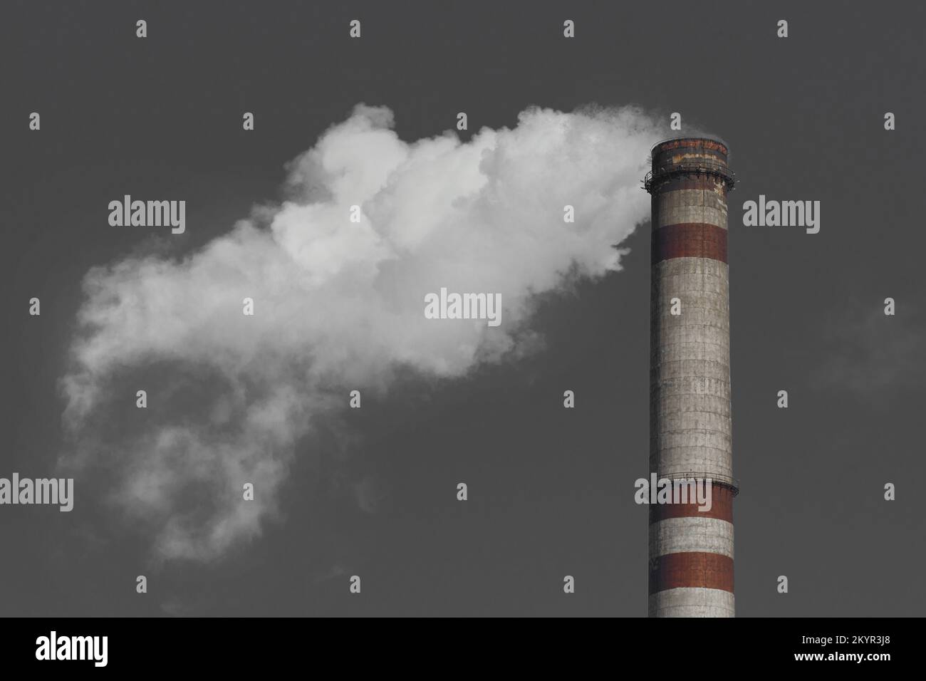 Pollution of the environment, ecology and air. Withdrawal of combustion ...
