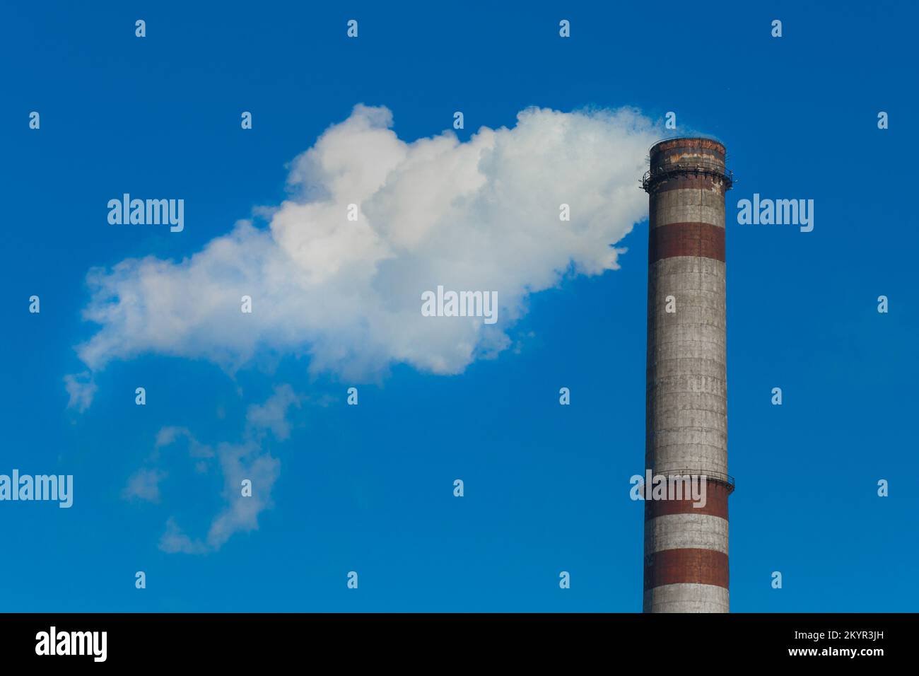 Pollution of the environment, ecology and air. Withdrawal of combustion ...