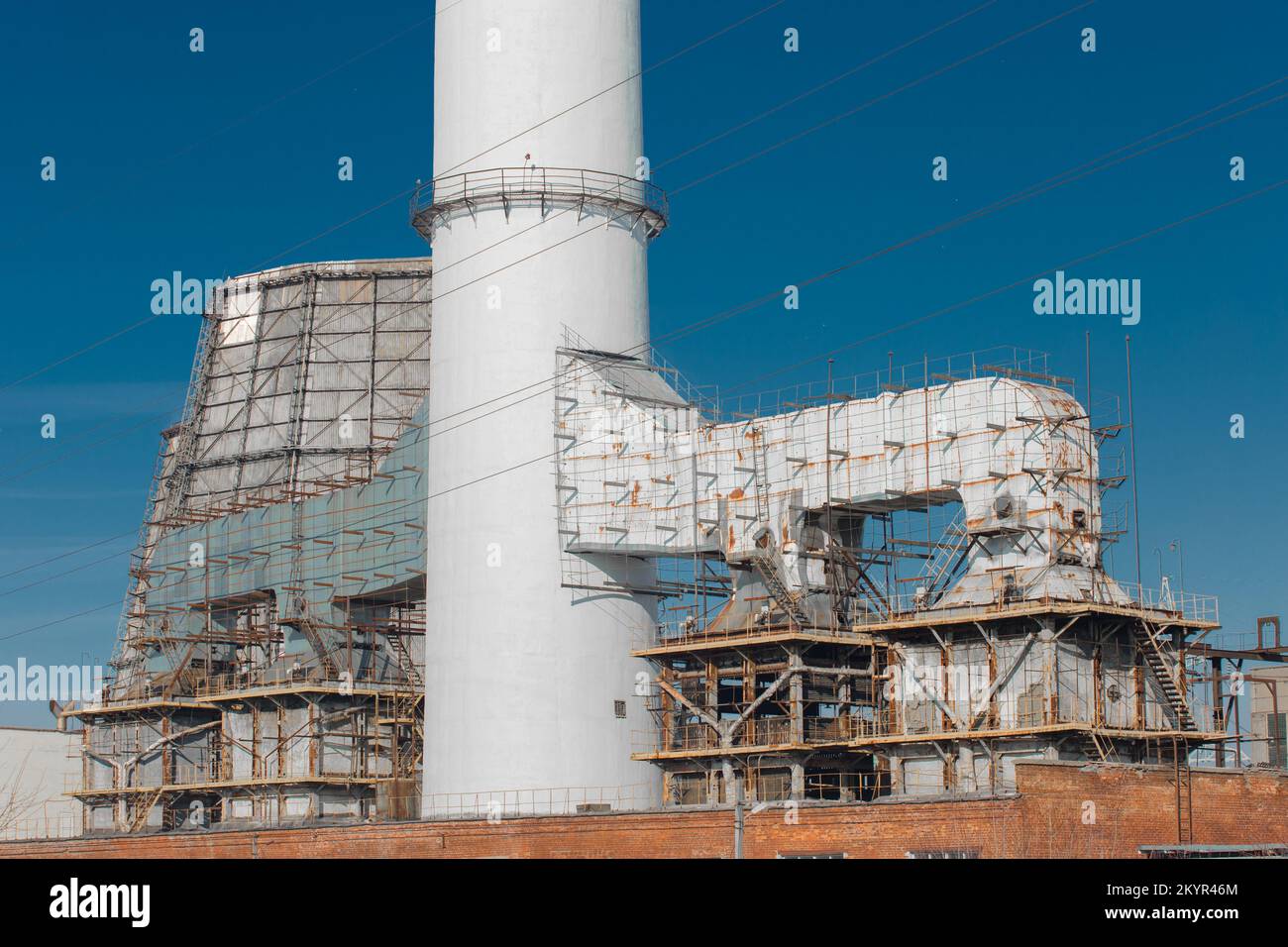 Steam boiler tower hi-res stock photography and images - Alamy