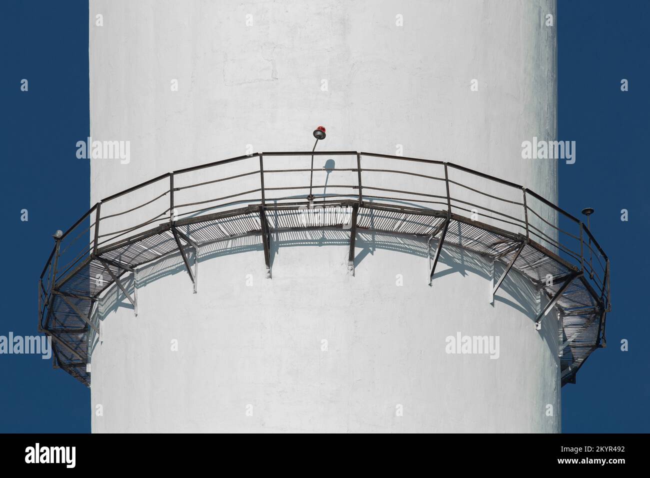 Industry observation high safety deck outdoor view tower pipe ...