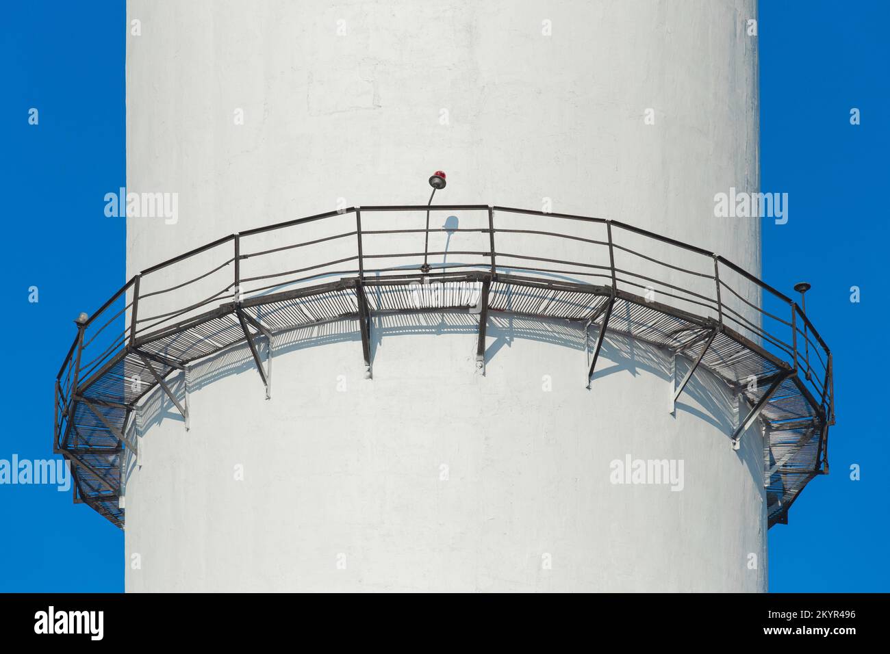 Industry observation high safety deck outdoor view tower pipe ...