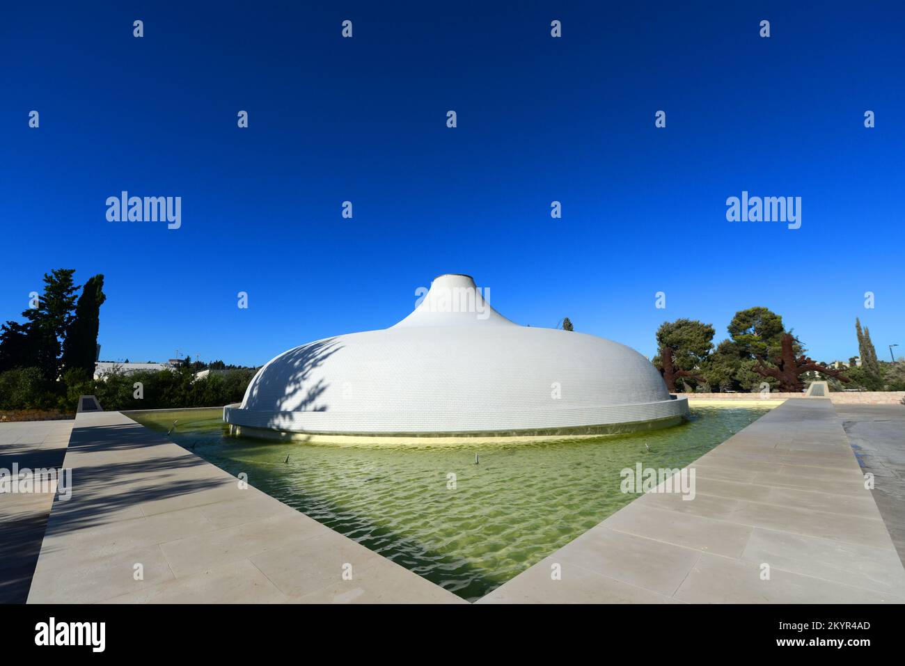 The 'Shrine of the Book' museum houses the Dead Sea Scrolls. Jerusalem ...