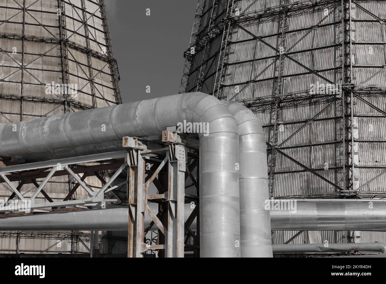 Industry tube system pipeline plant steel factory industrial pump pipe ...
