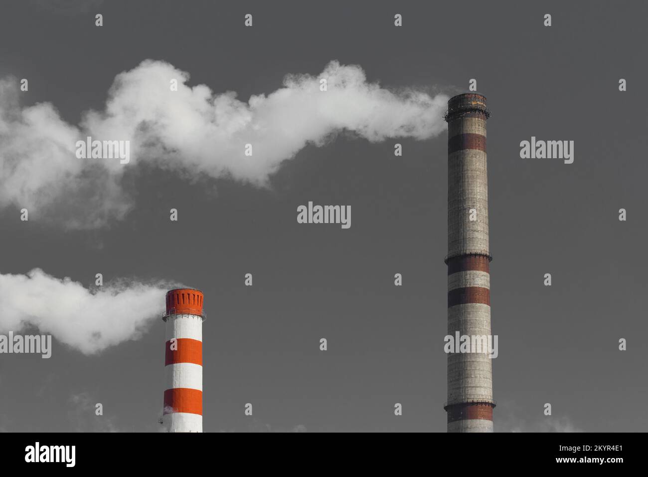 Pollution of the environment, ecology and air. Withdrawal of combustion ...