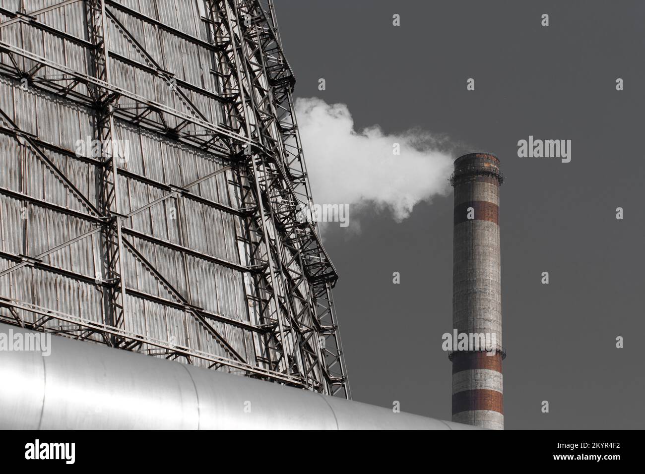 Pollution of the environment, atmosphere, air, environmental problems ...