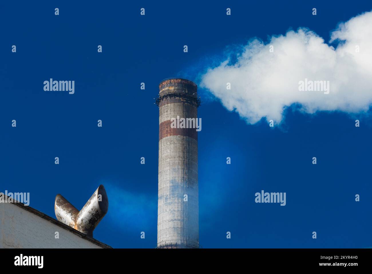 Pollution of the environment, atmosphere, air, environmental problems ...