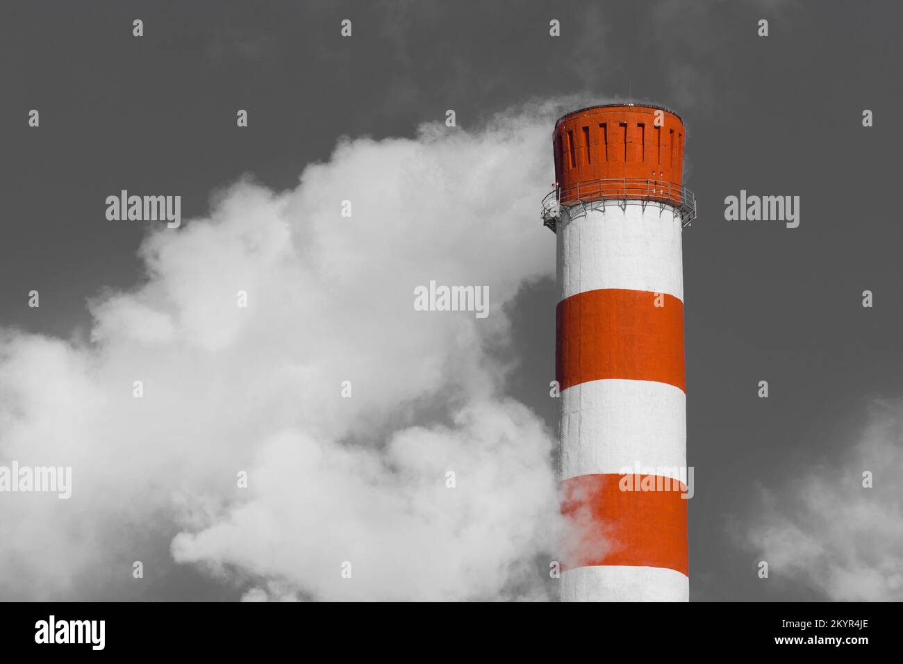 Pollution of the environment, ecology and air. Withdrawal of combustion ...