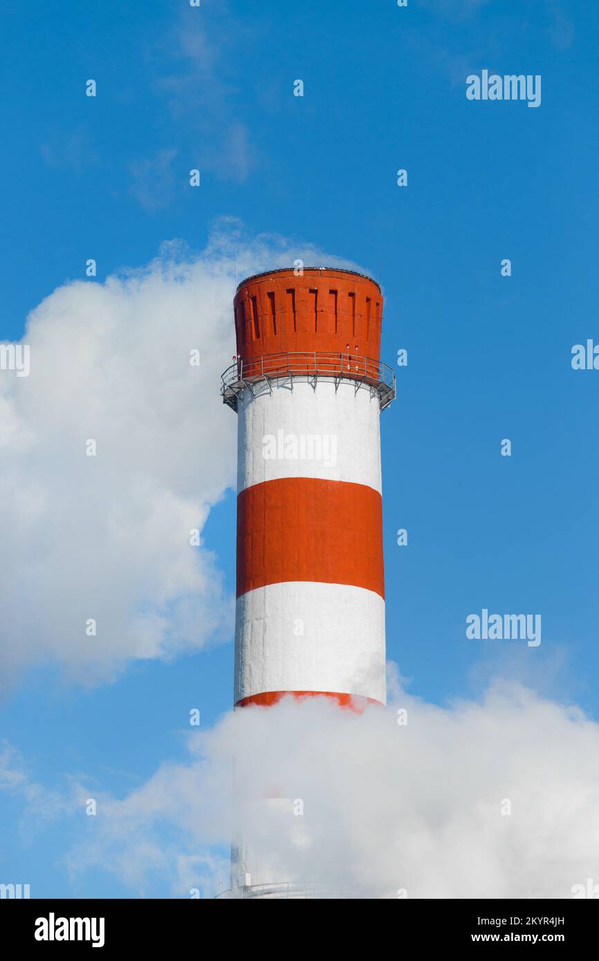 Pollution of the environment, ecology and air. Withdrawal of combustion ...