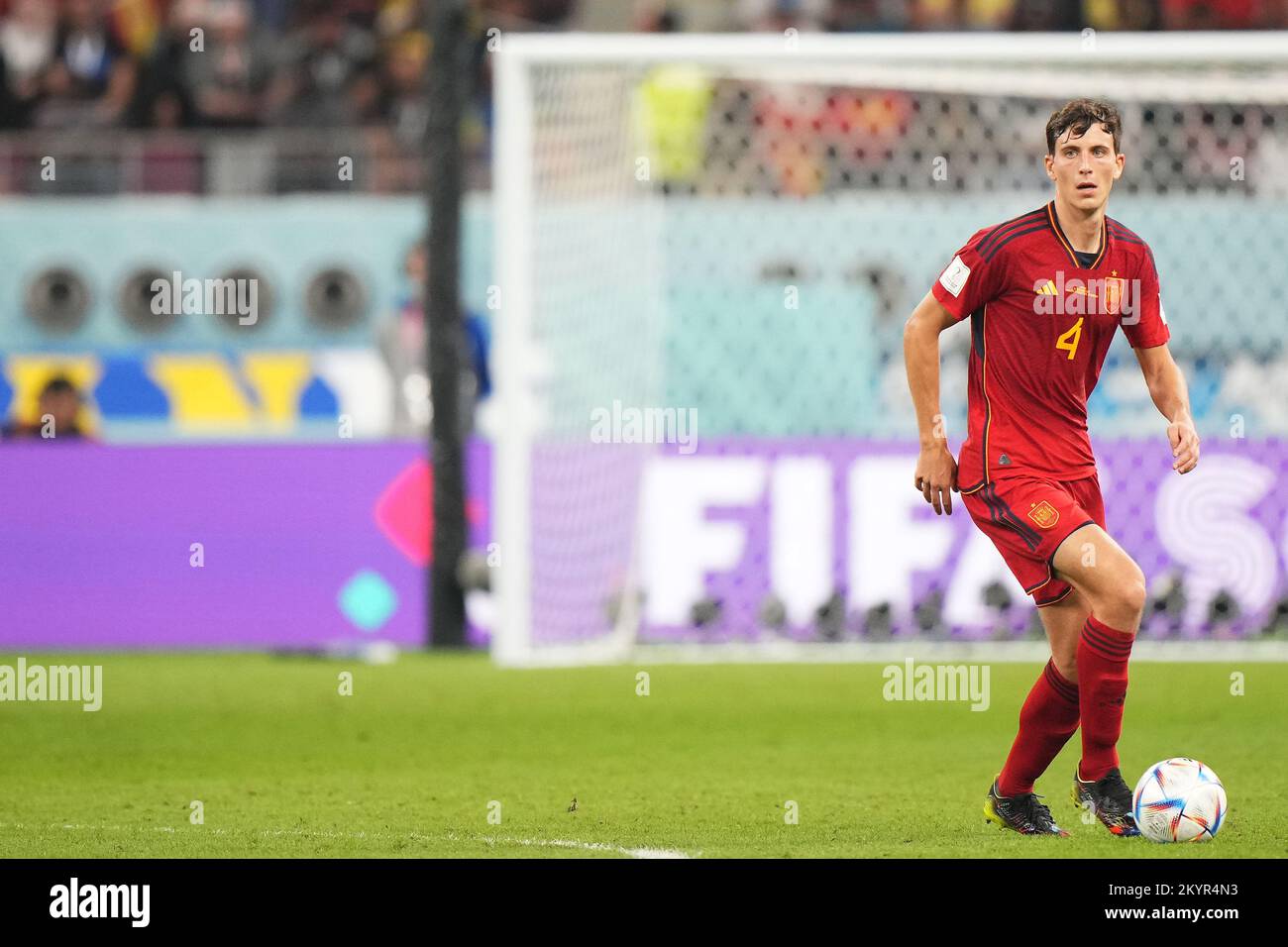 Pau Torres of Spain during the FIFA World Cup Qatar 2022 match, Group E ...