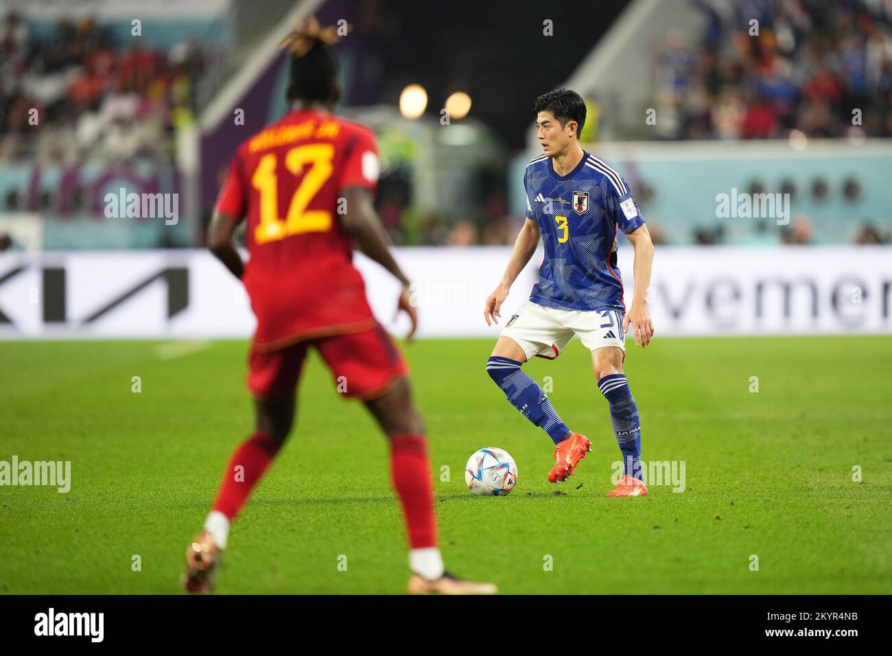 Shogo Taniguchi of Japan during the FIFA World Cup Qatar 2022 match ...
