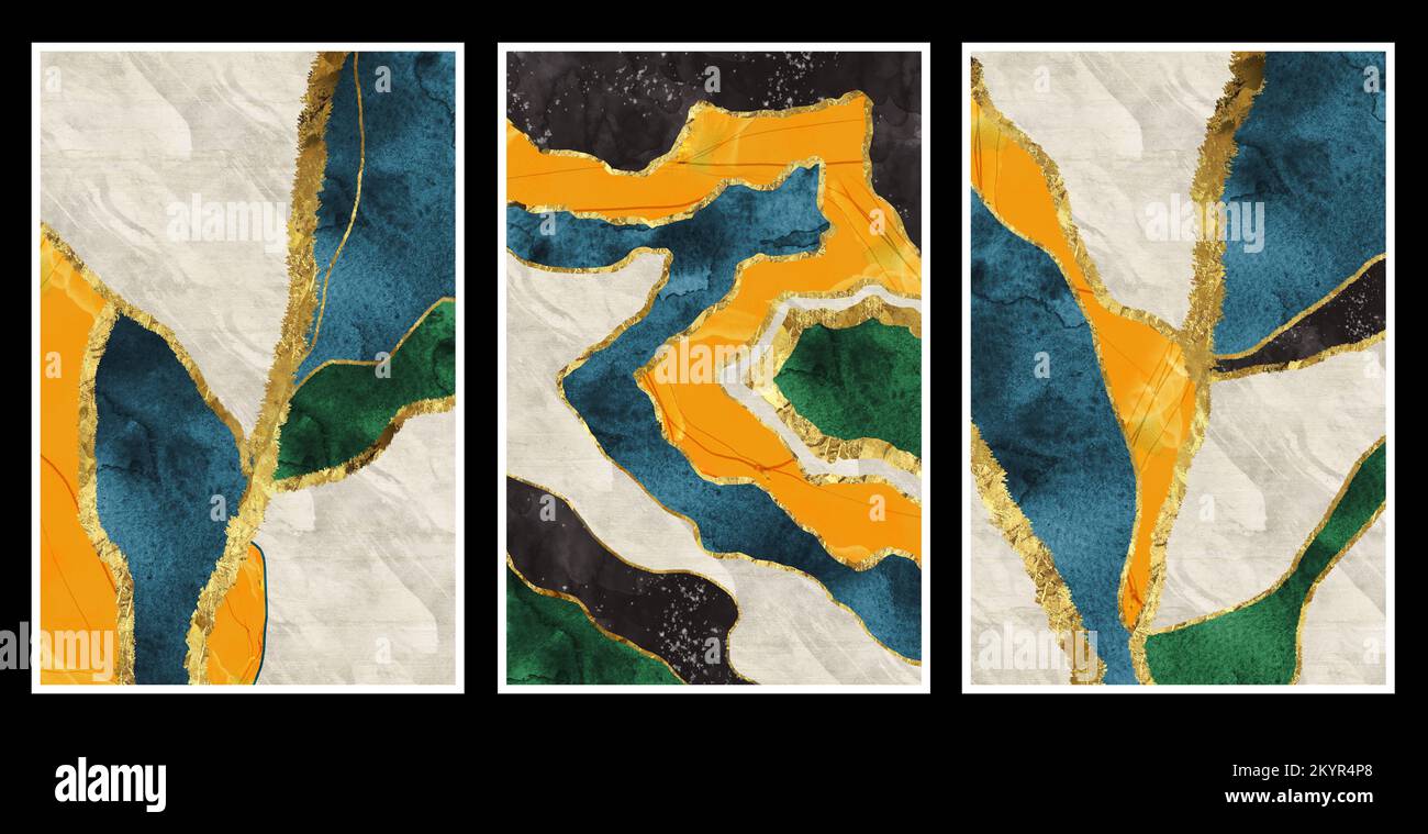 3d wallpaper for wall frames. resin geode and abstract art, functional ...