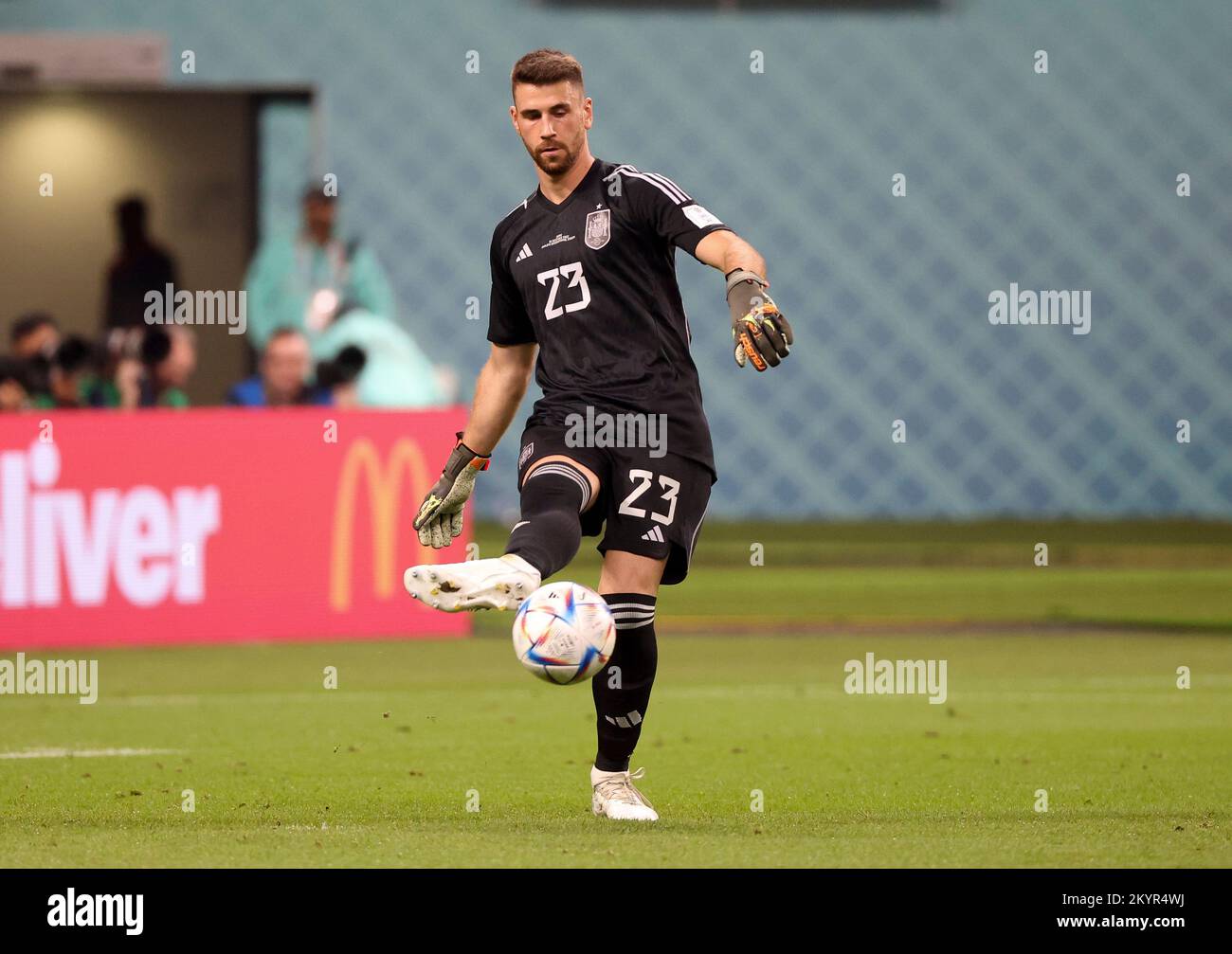 Ar-Rayyan, Qatar - 01/12/2022, Spain goalkeeper Unai Simon during the ...