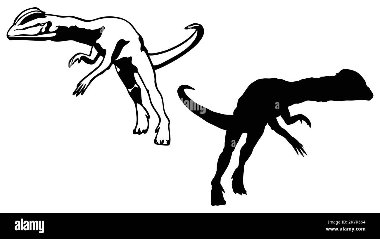 Raptor dinosaur Cut Out Stock Images & Pictures - Alamy