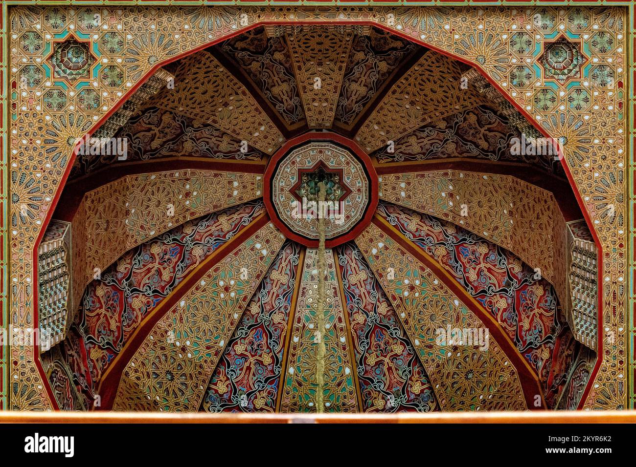 Breathtaking craftsmanship of the hand-carved and hand-painted ceilings ...