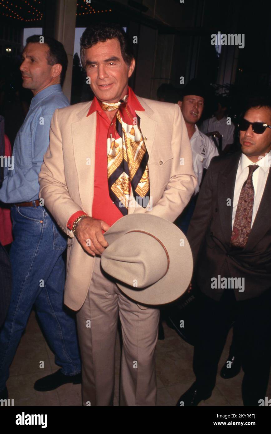 Burt Reynolds at the 12th Golden Boot Awards at Century Plaza Hotel in ...