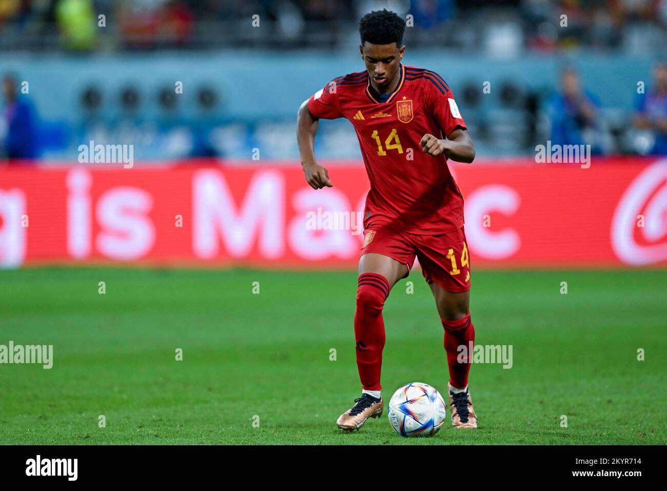 Ar Rayyan, Qatar. 01st Dec, 2022. Alejandro BALDE of Spain during the ...