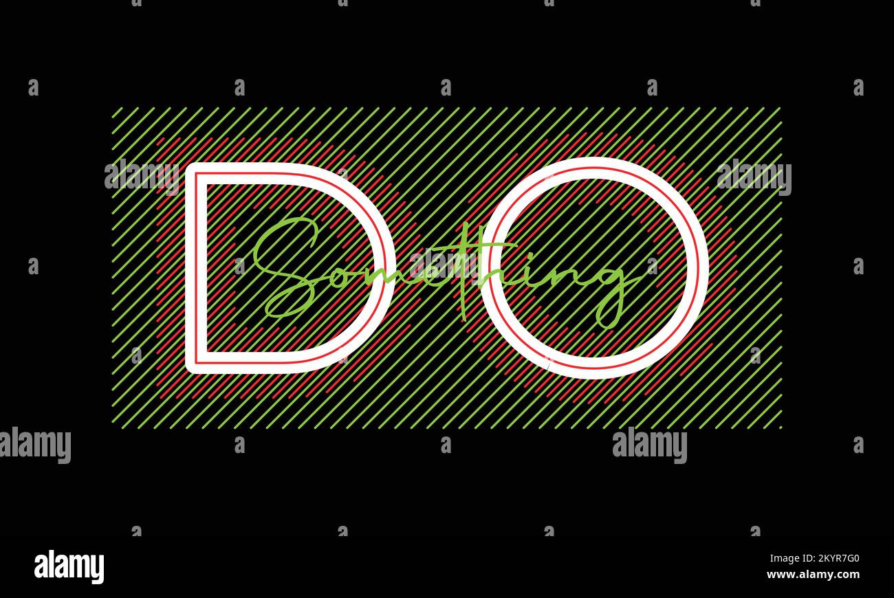 Do somthing lineart vector illustration Stock Vector Image & Art - Alamy