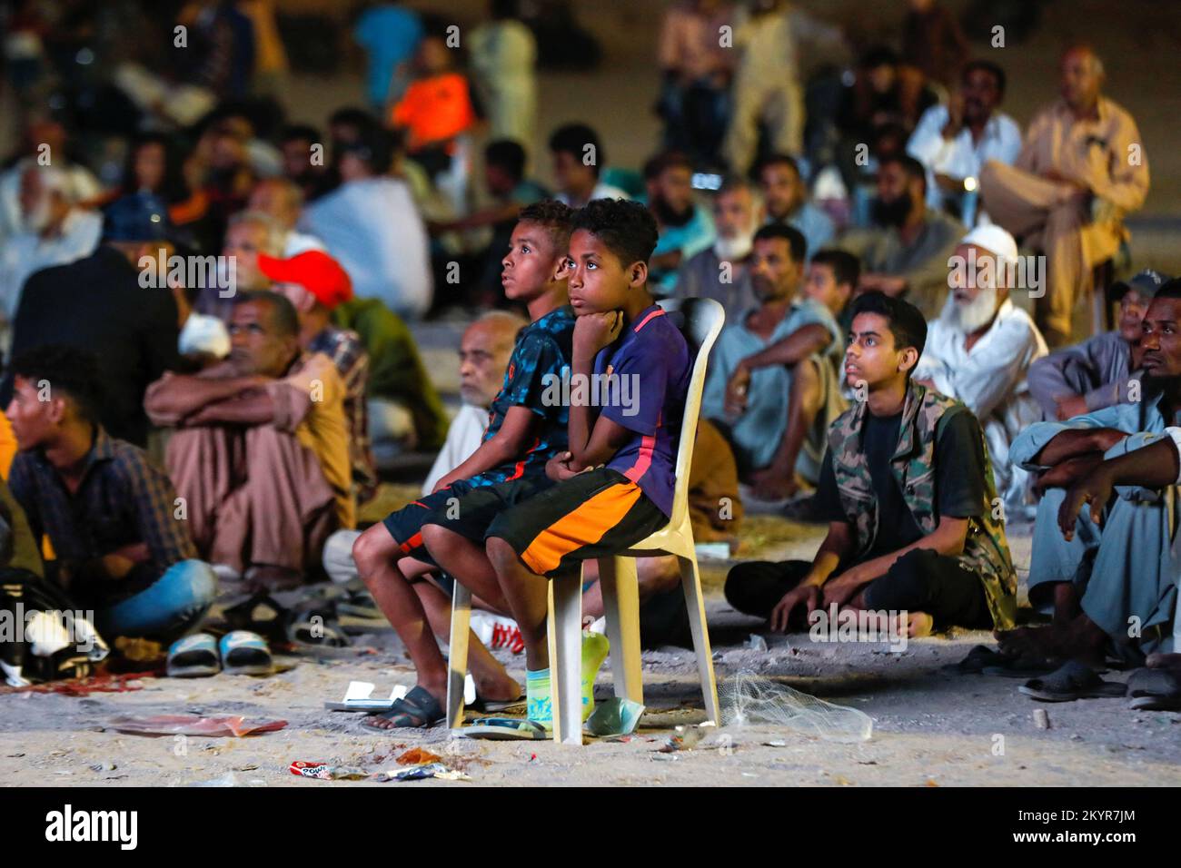 Fifa world cup soccer fans big screen hi-res stock photography and ...