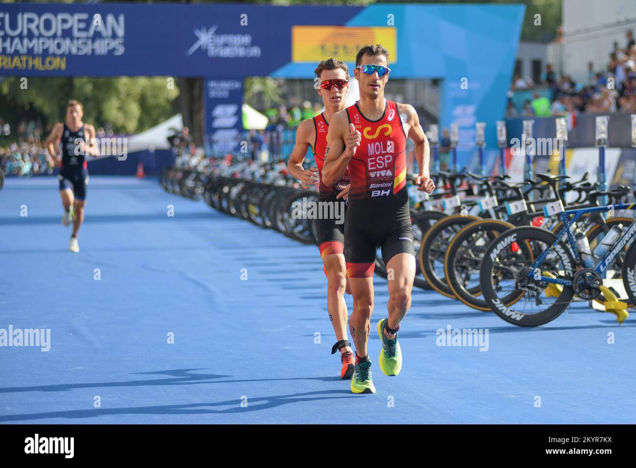 Mario Mola (Spain). Triathlon Men. European Championships Munich 2022 ...