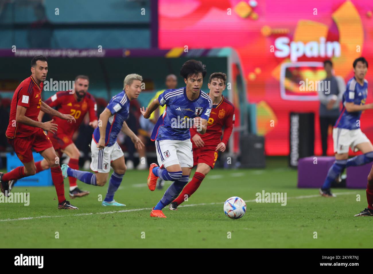 Al Rayyan, Qatar. 1st Dec, 2022. Kaoru Mitoma (JPN) Football/Soccer : FIFA World Cup Qatar 2022 ...