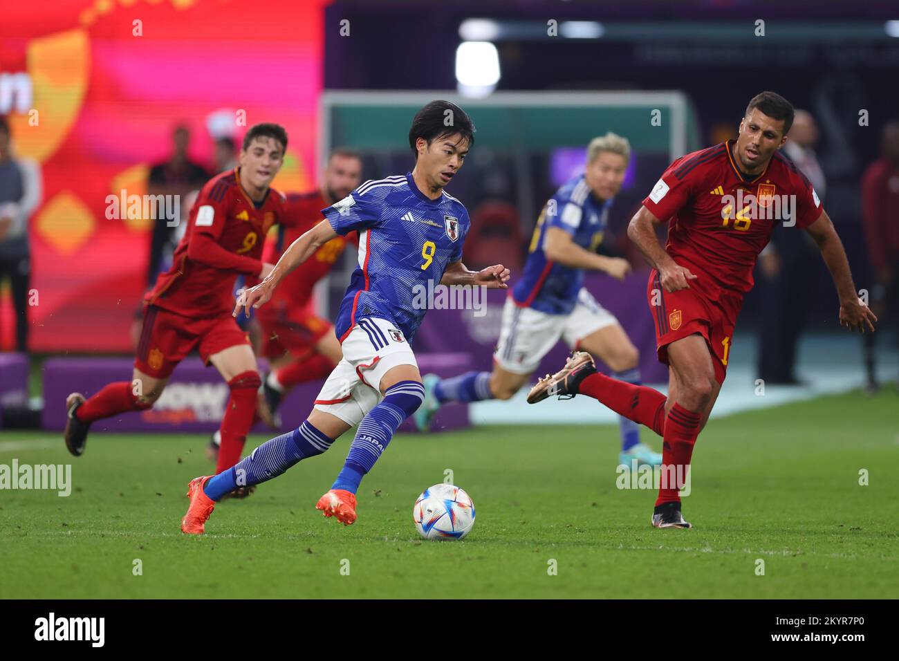 Al Rayyan, Qatar. 1st Dec, 2022. Kaoru Mitoma (JPN) Football/Soccer : FIFA World Cup Qatar 2022 ...