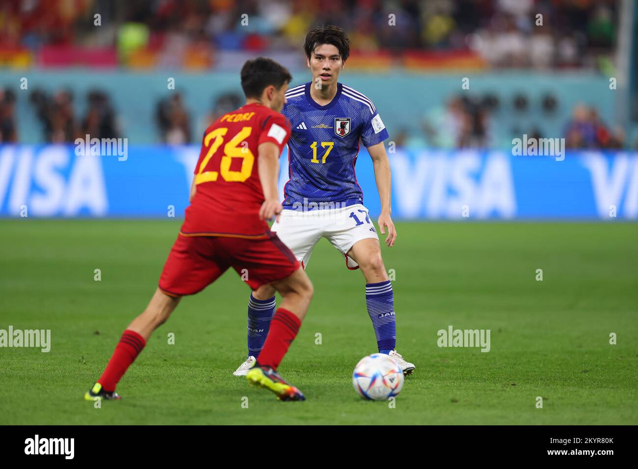 Al Rayyan, Qatar. 1st Dec, 2022. Ao Tanaka (JPN) Football/Soccer : FIFA ...