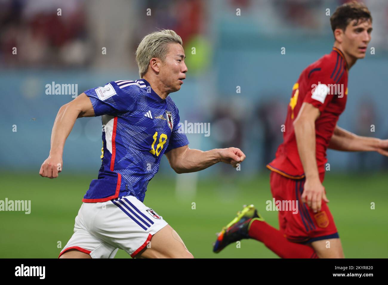 Al Rayyan, Qatar. 1st Dec, 2022. Takuma Asano (JPN) Football/Soccer : FIFA World Cup Qatar 2022 ...