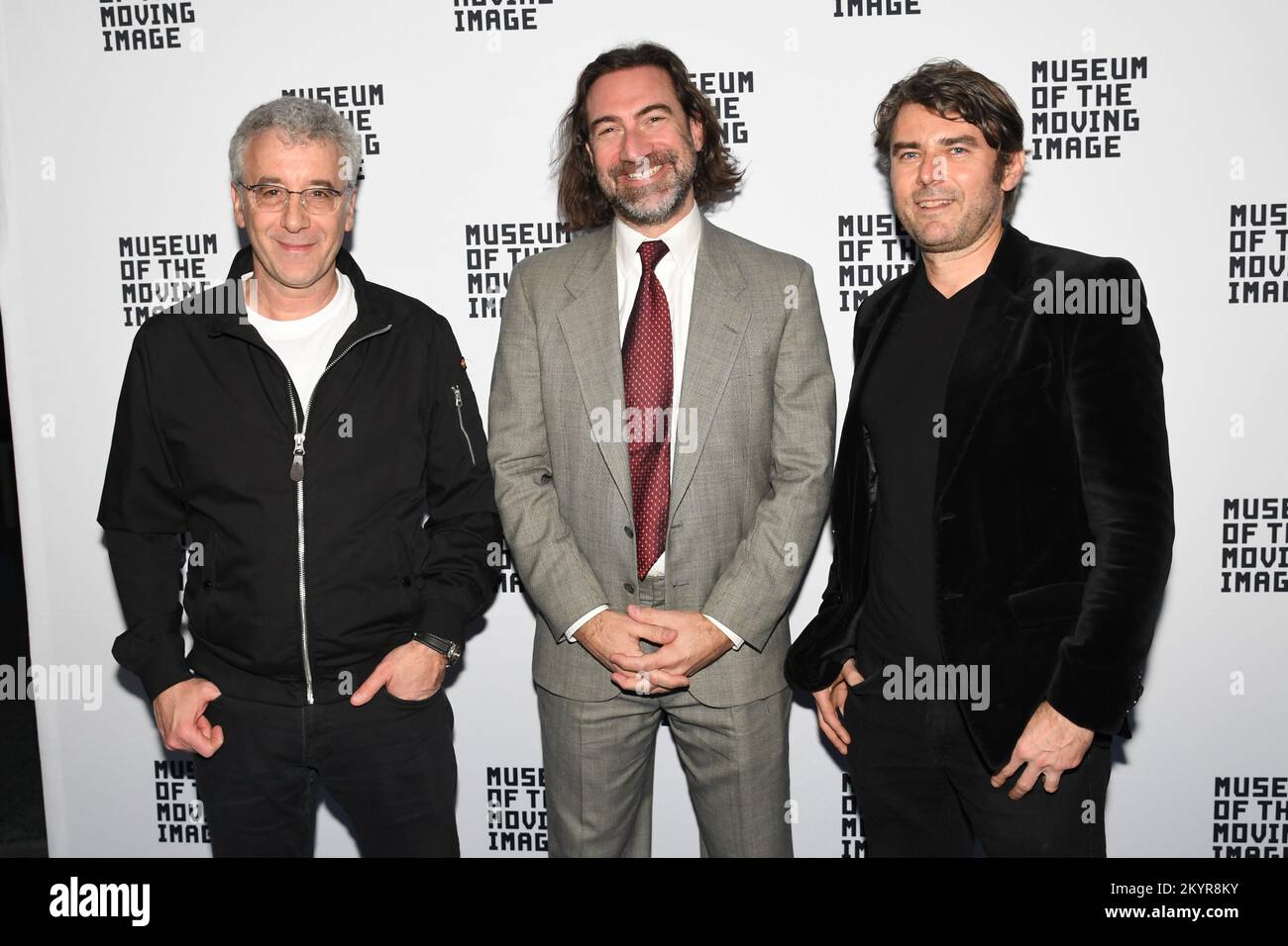 New York, NY on December 1, 2022.Eric Hynes (center), alongside guests ...