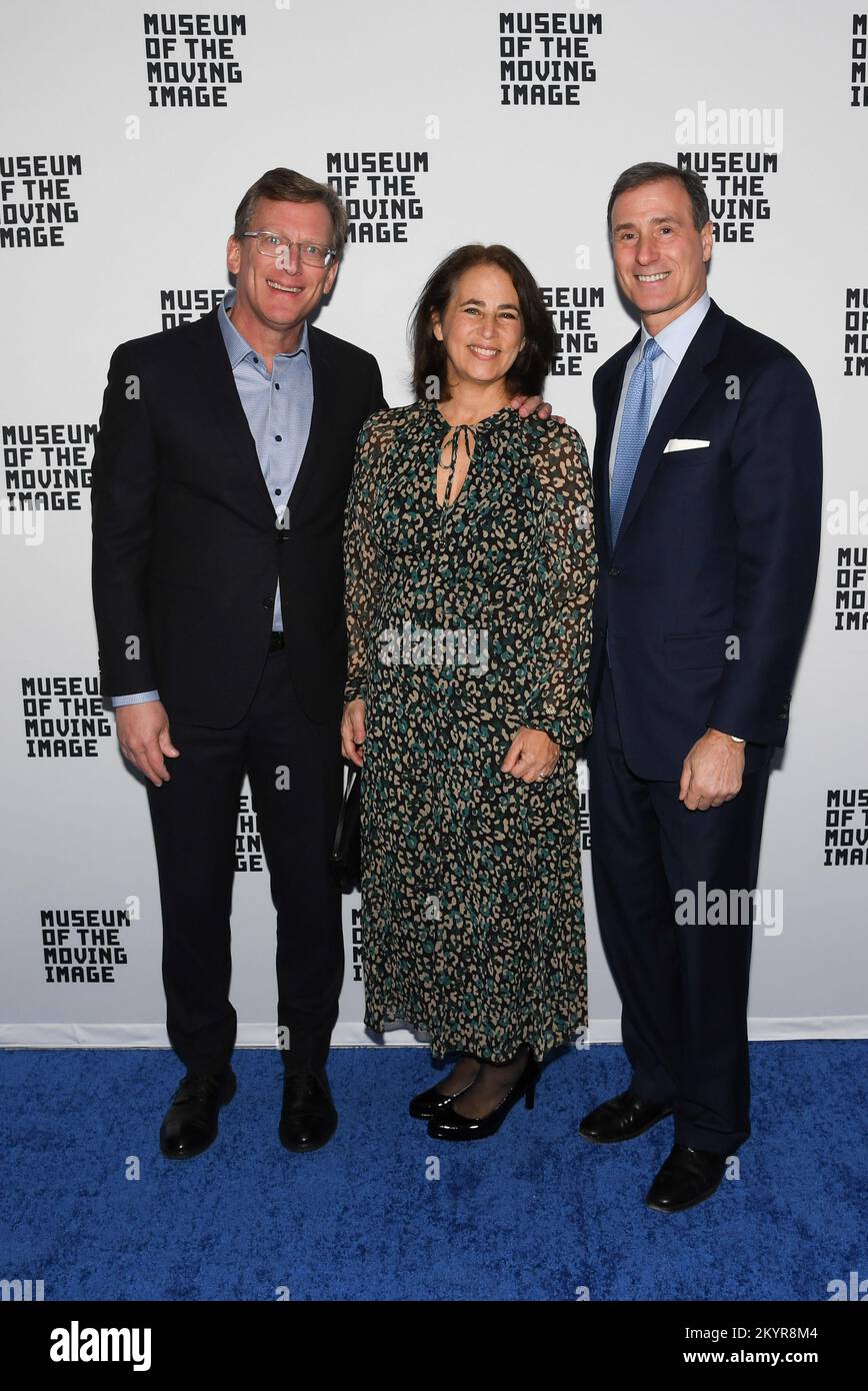 New York, NY on December 1, 2022.Ivan Lustig (right), alongside guests ...