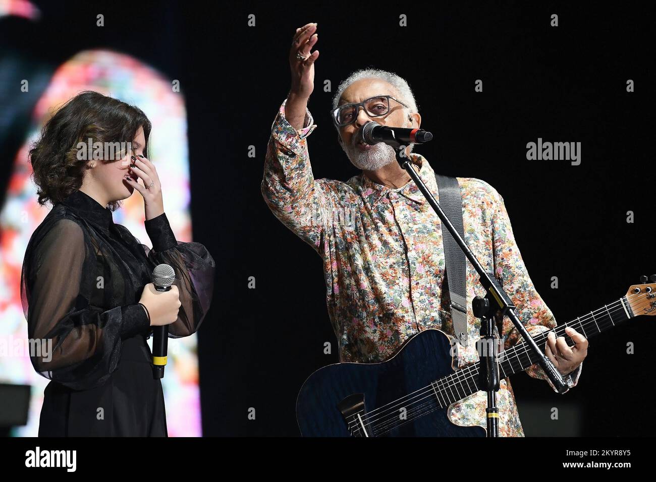 Rio de Janeiro, September 4, 2022. Singer Gilberto Gil, during his show ...