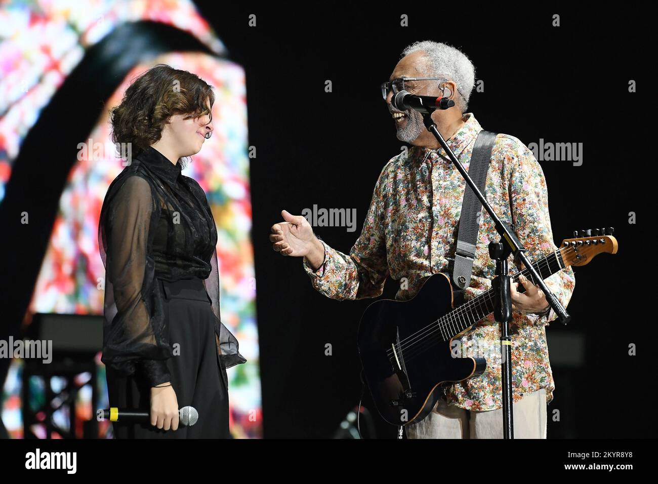 Rio de Janeiro, September 4, 2022. Singer Gilberto Gil, during his show ...