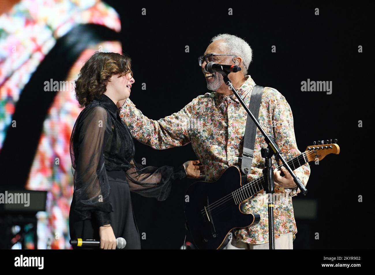Rio de Janeiro, September 4, 2022. Singer Gilberto Gil, during his show ...