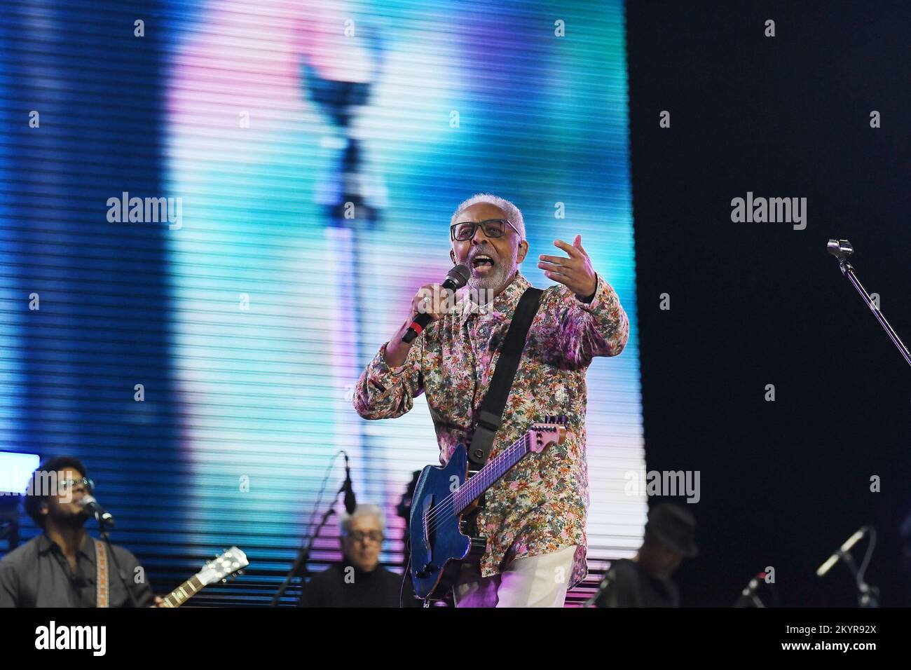 Rio de Janeiro, September 4, 2022. Singer Gilberto Gil, during his show ...