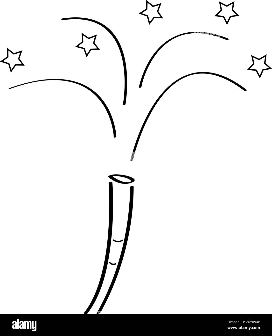 Firework festive color sparkle Cut Out Stock Images & Pictures - Alamy