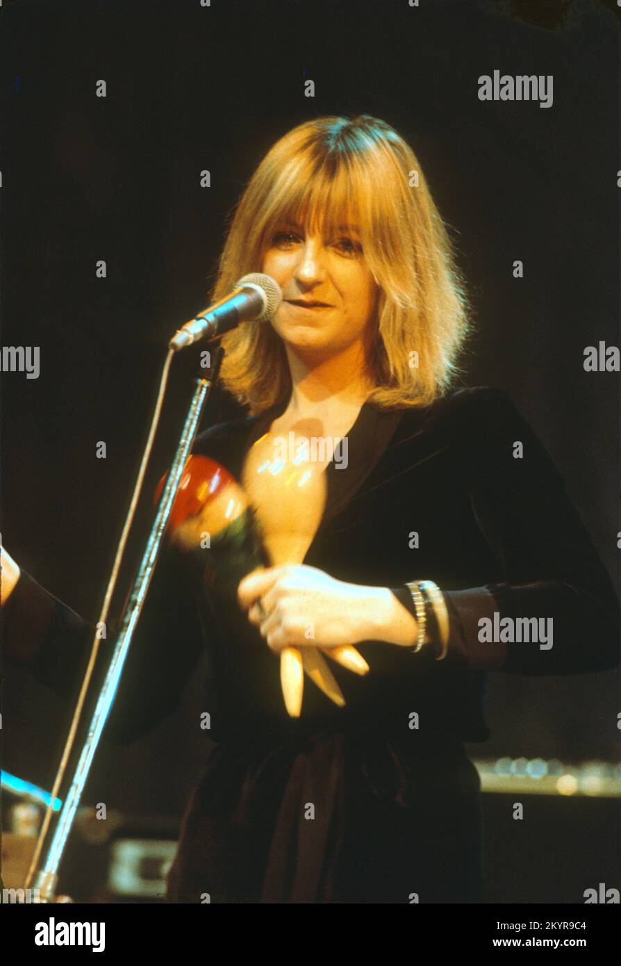 1970 - Christine McVie in concert with Fleetwood Mac circa 1970's ...