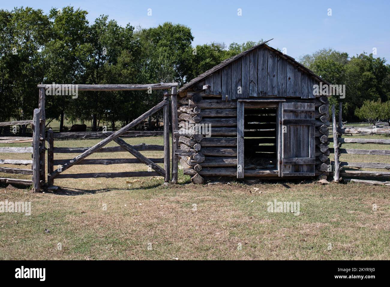 Historical scenes from Central Texas Stock Photo - Alamy
