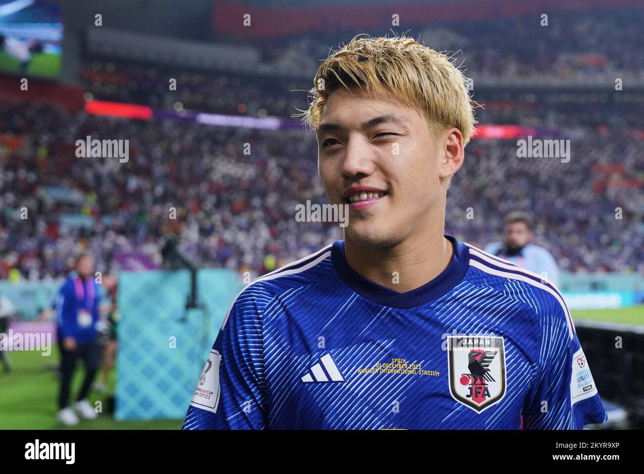 Al Rayyan, Qatar. 1st Dec, 2022. Ritsu Doan (JPN) Football/Soccer ...
