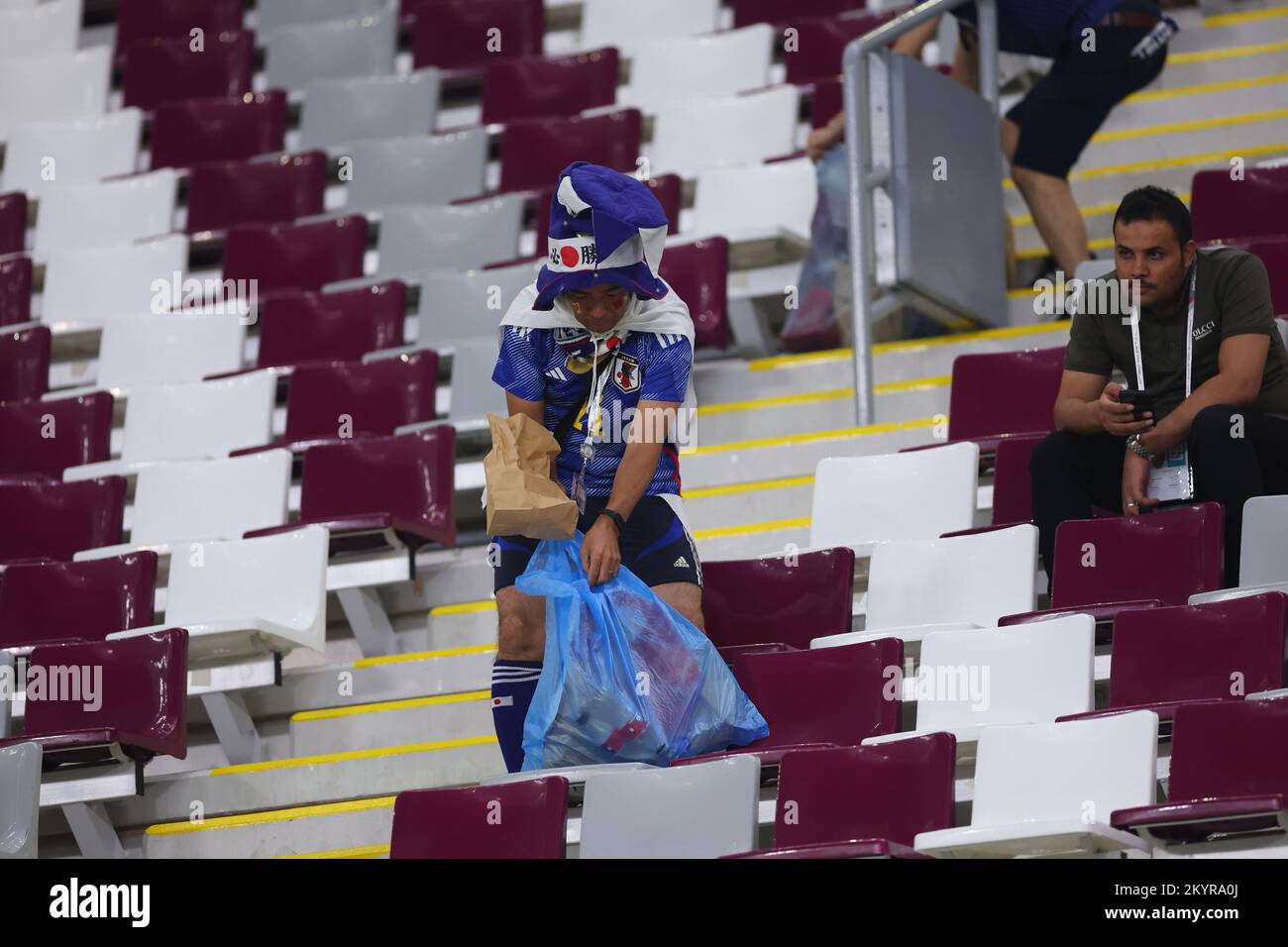 Al Rayyan, Qatar. 1st Dec, 2022. Japan fans (JPN) Football/Soccer ...