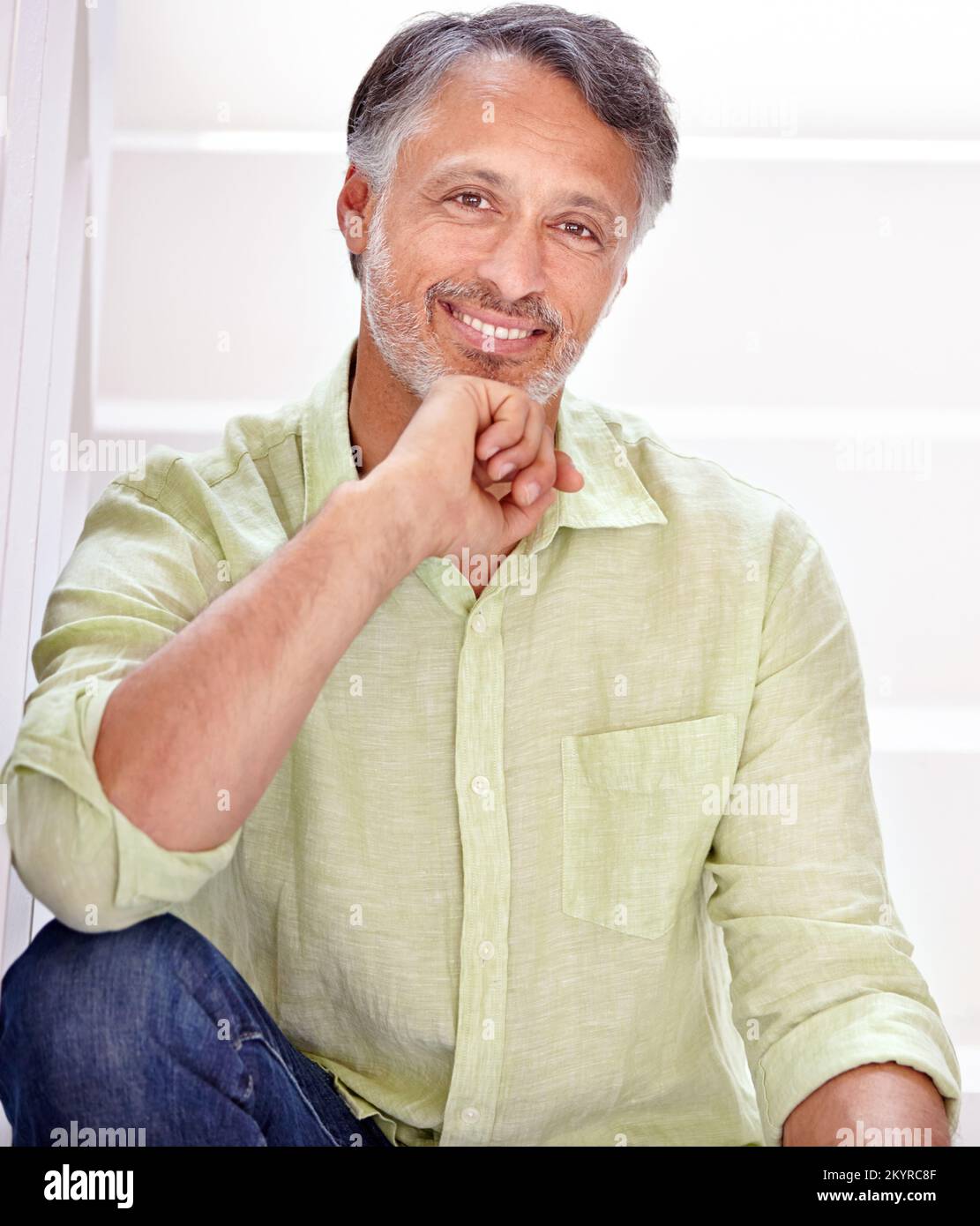 Hes got great workplace confidence. Portrait of a mature businessman ...