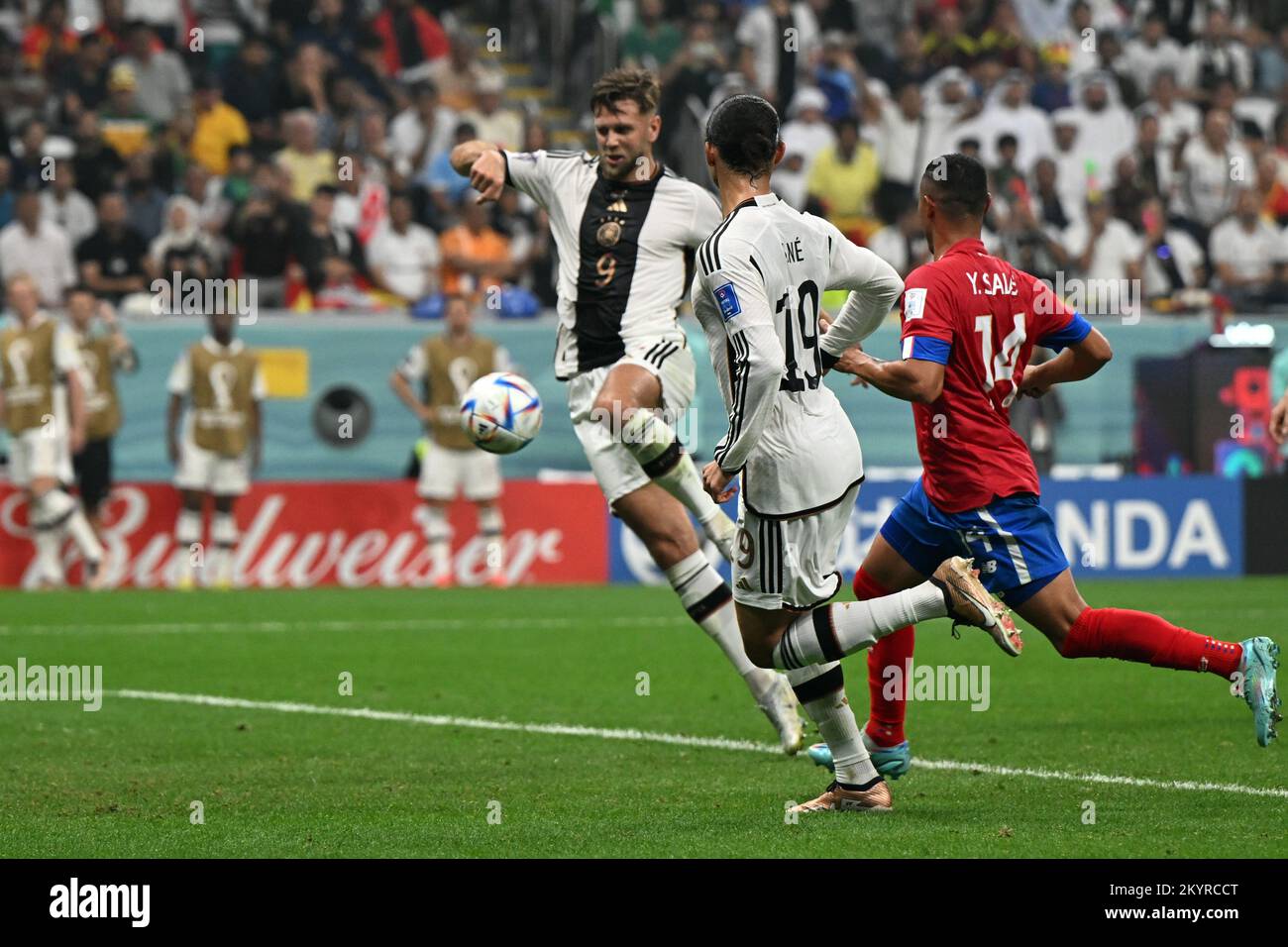 Al Chaur, Qatar. 01st Dec, 2022. Soccer: World Cup, Costa Rica ...