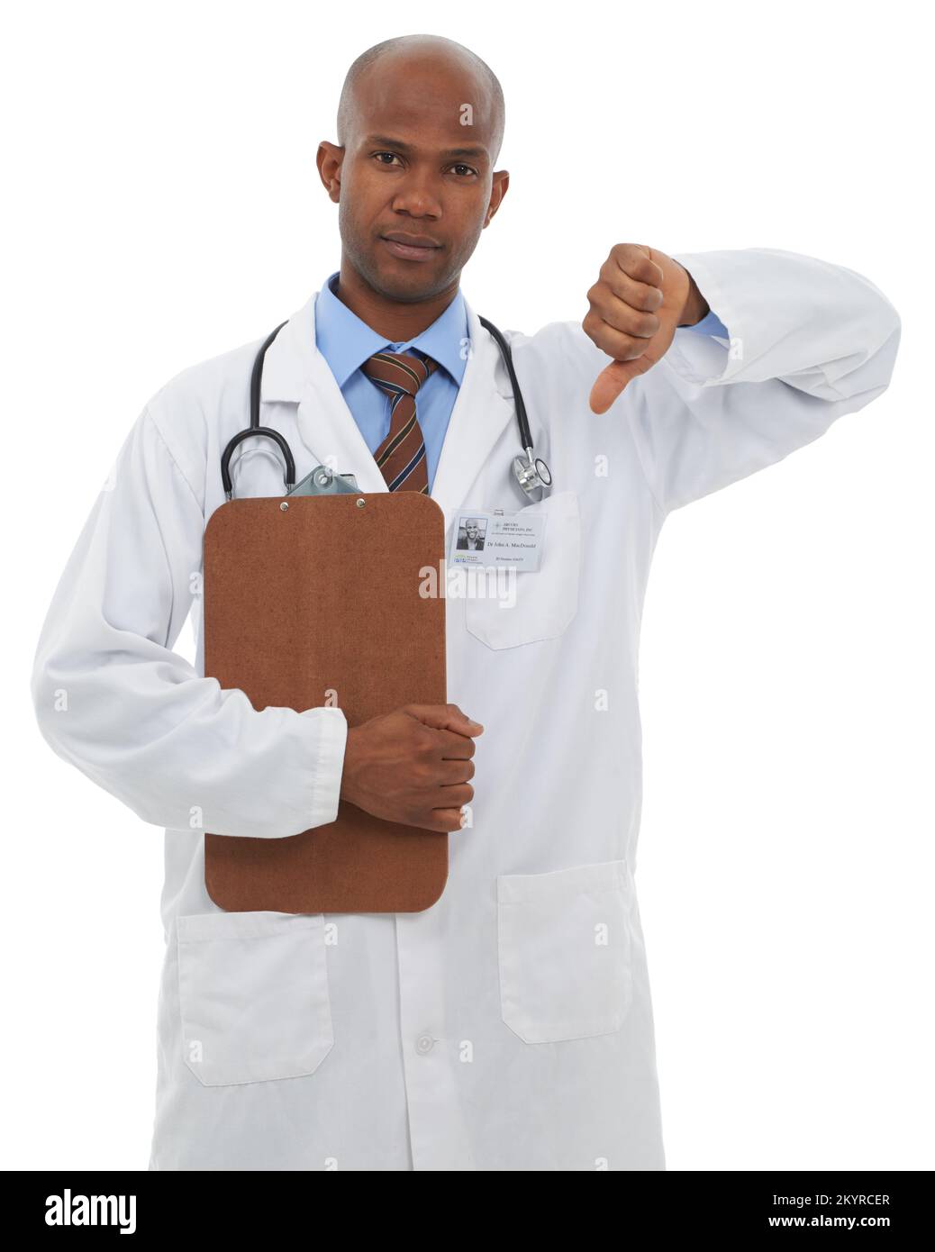 Black doctor portrait isolated on hi-res stock photography and images ...