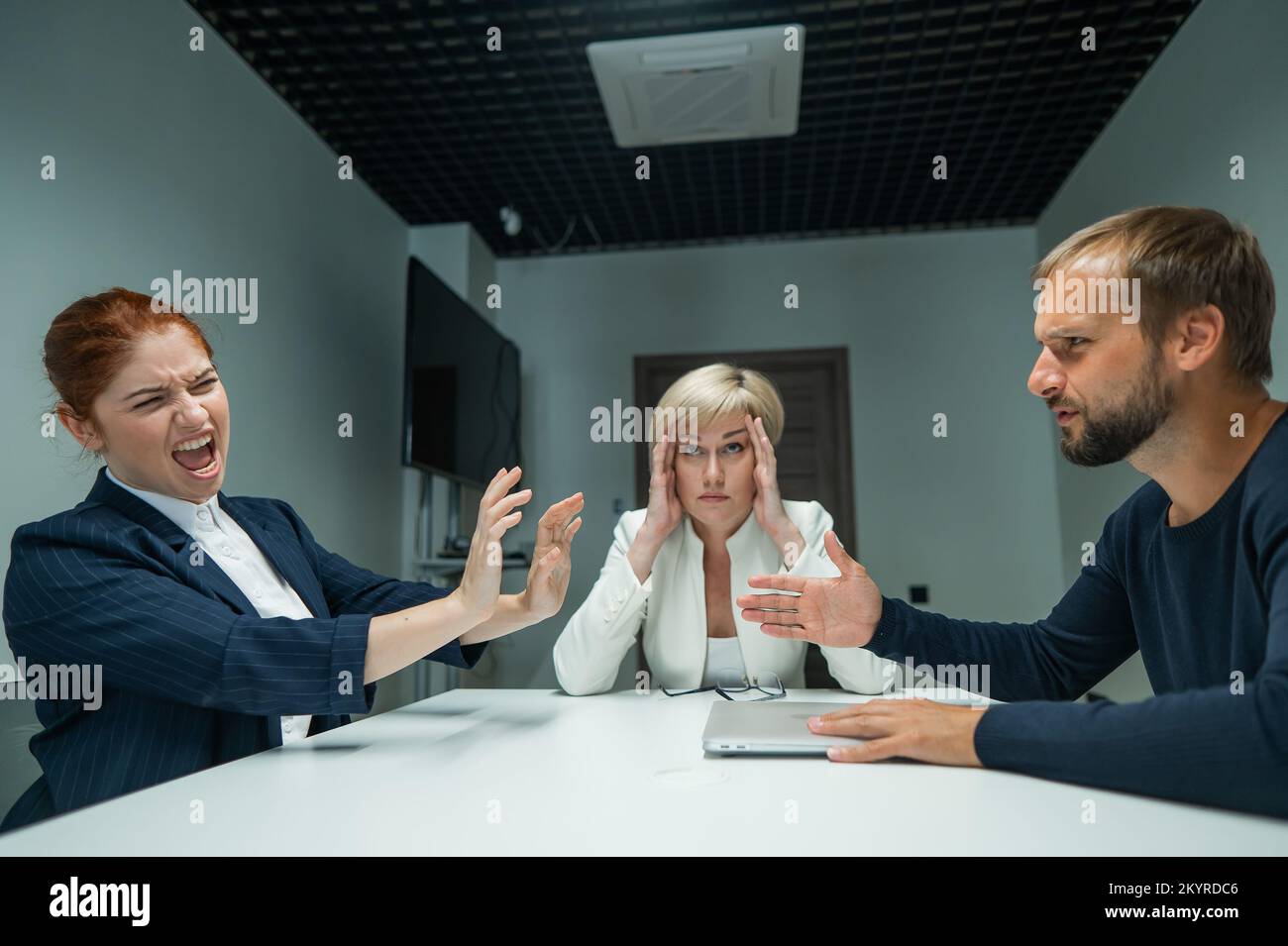 Angry Conference Room Meeting