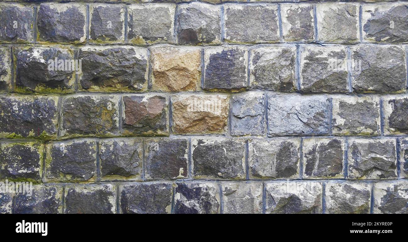 Background masonry wall of large rubble stones fortress Stock Photo - Alamy