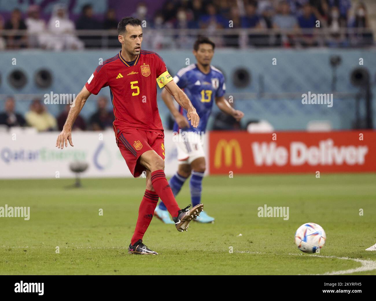 Ar-Rayyan, Qatar - 01/12/2022, Sergio Busquets of Spain during the FIFA ...