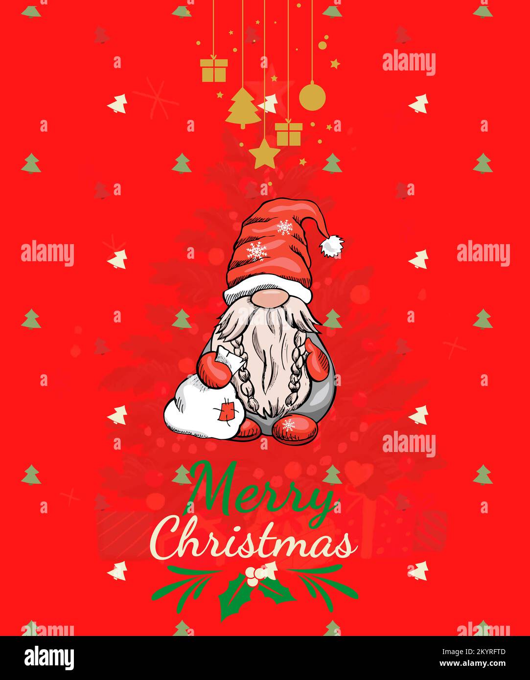X-mas santa claus merry christmas art Stock Photo - Alamy