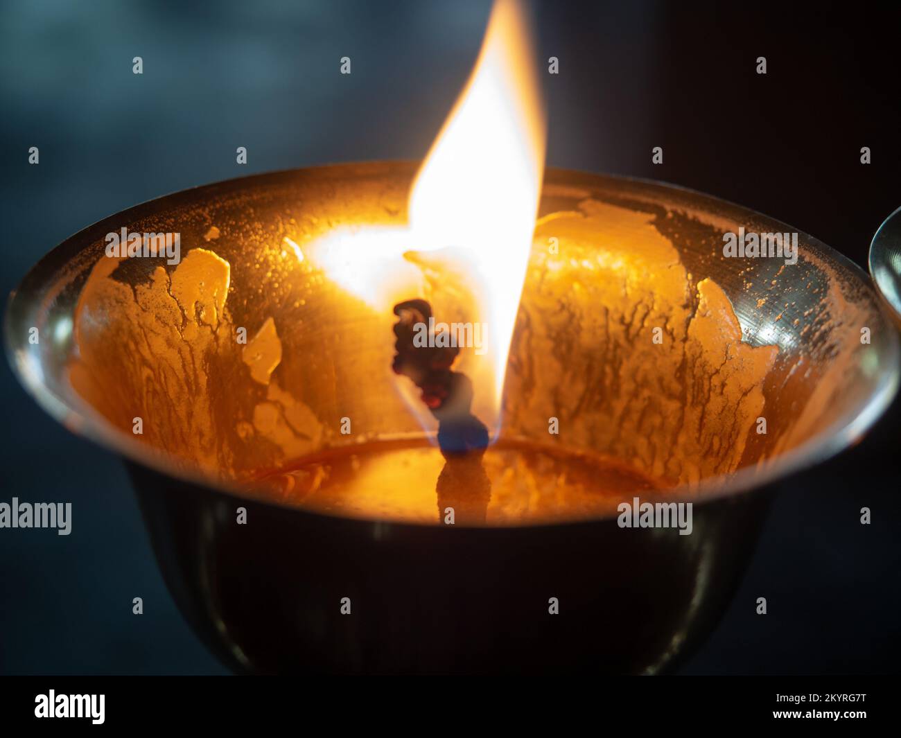 Butter Lamps Bhutan Stock Photo - Alamy