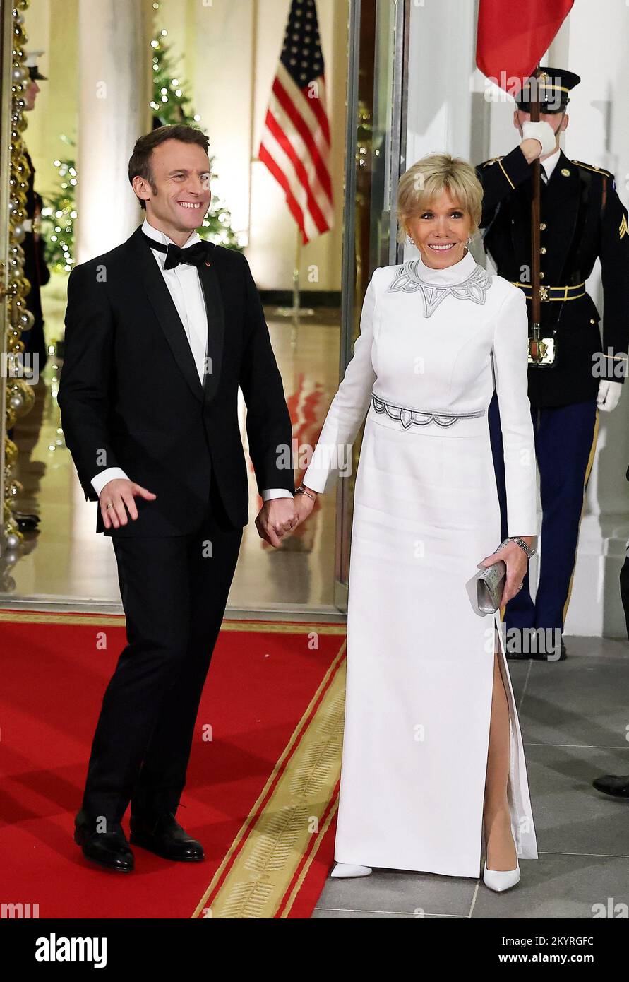 Washington, DC, USA on December 1st 2022. French President Emmanuel ...