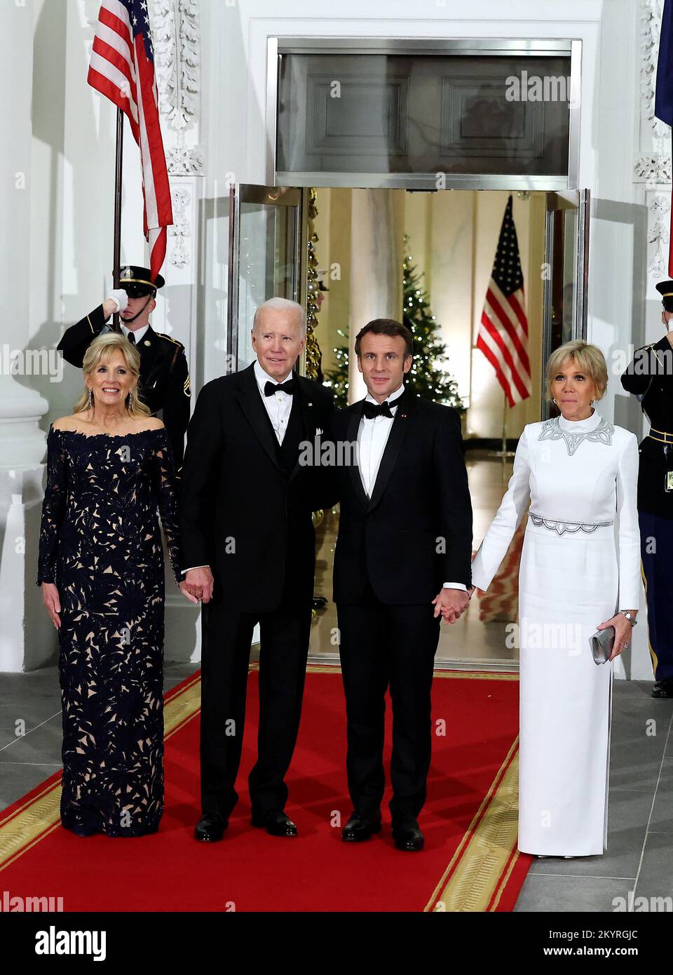 Washington, DC, USA on December 1st 2022. US presiddent Joe Biden, wife ...